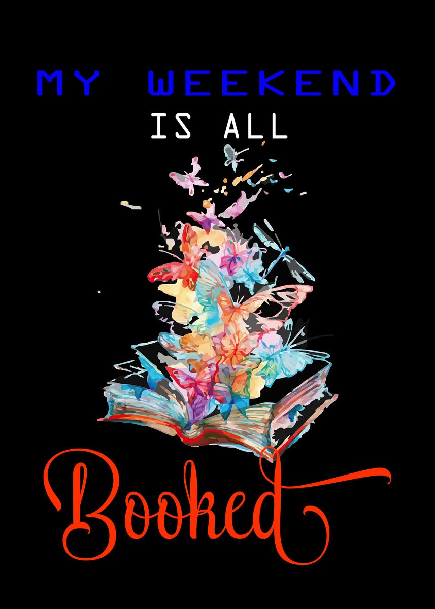 'Book Lover Bookworm' Poster by MUCACHA 1 | Displate