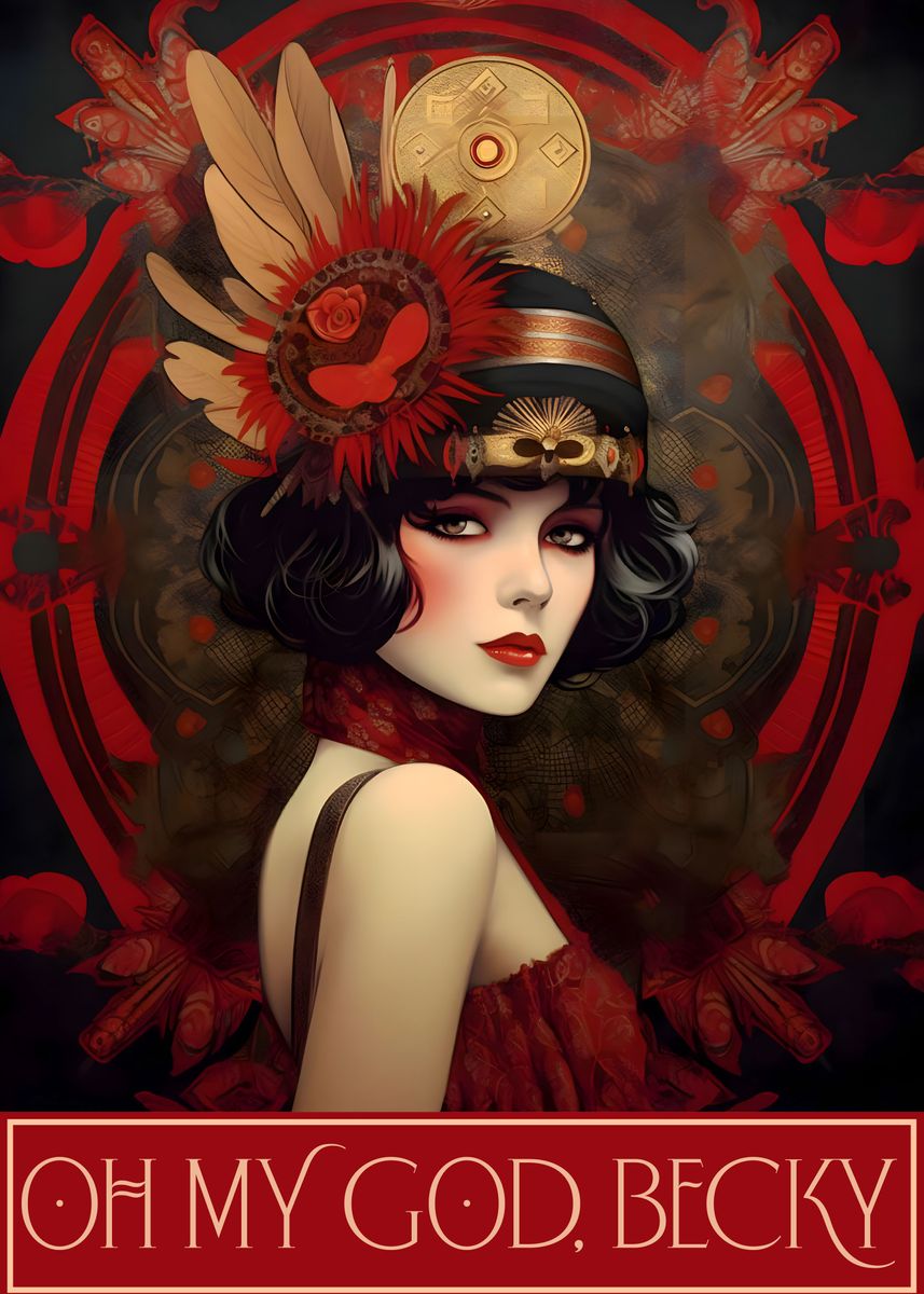 'Funny Art Deco Style' Poster by Mircea | Displate