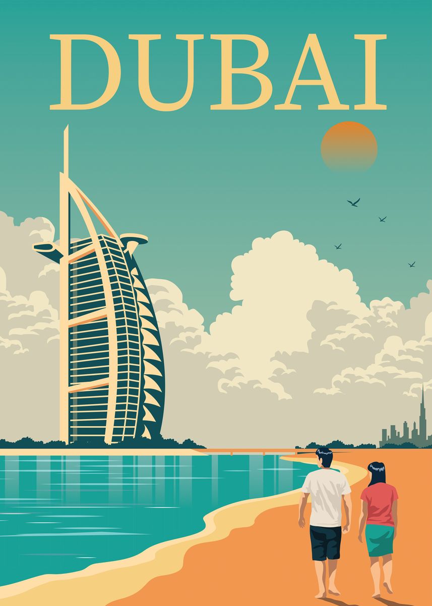 'Dubai' Poster by ECLECTICimprint | Displate
