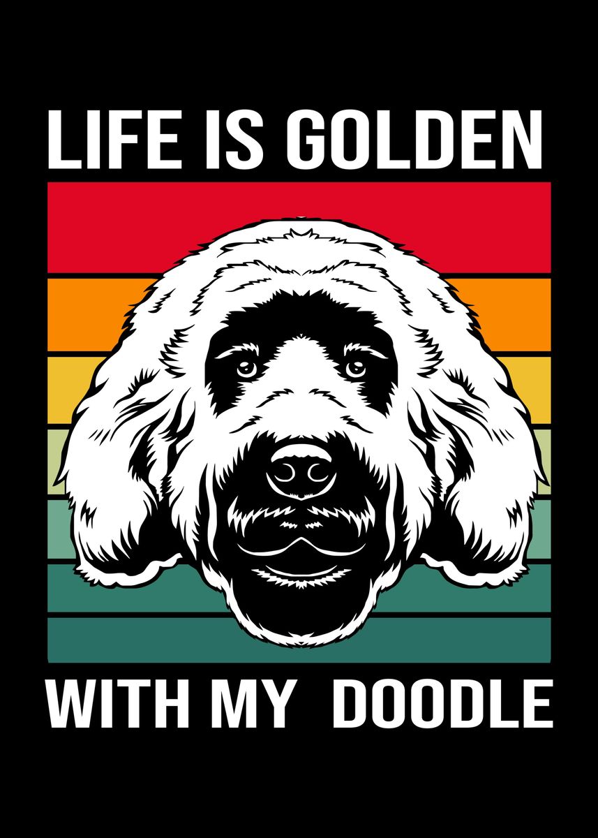 'Life Is Golden' Poster by FunnyGifts | Displate