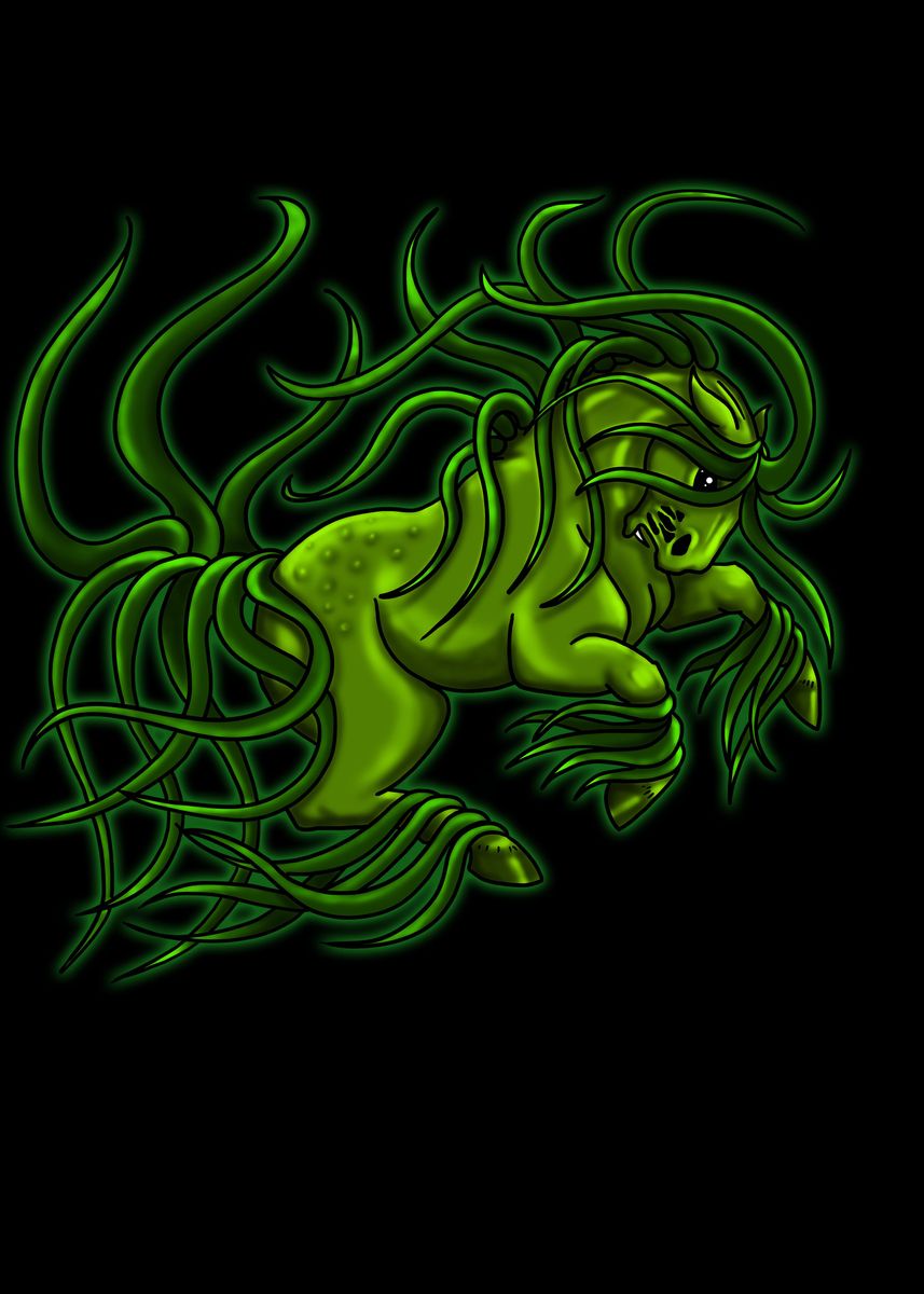 'The Kelpie' Poster, picture, metal print, paint by Ravenlock Studio ...