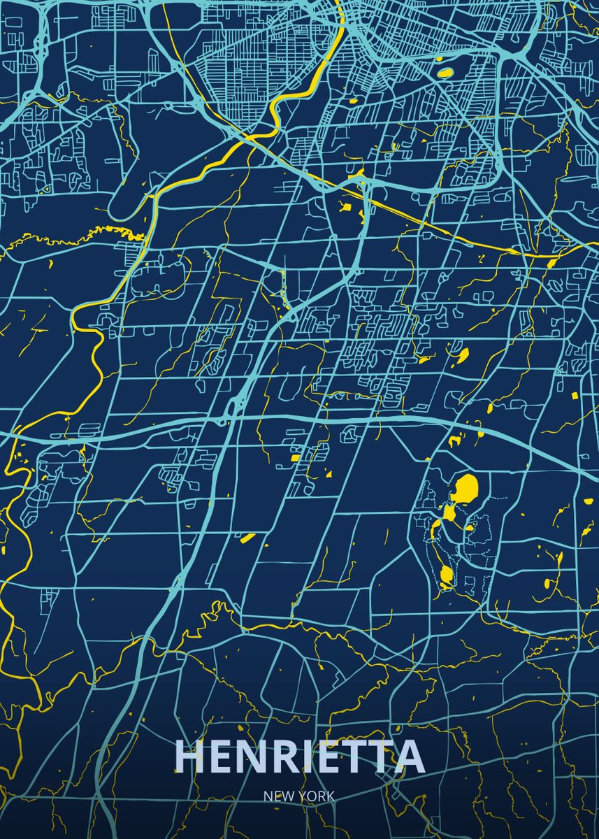 'HENRIETTA' Poster, picture, metal print, paint by CRAFTSSSTUDIO | Displate