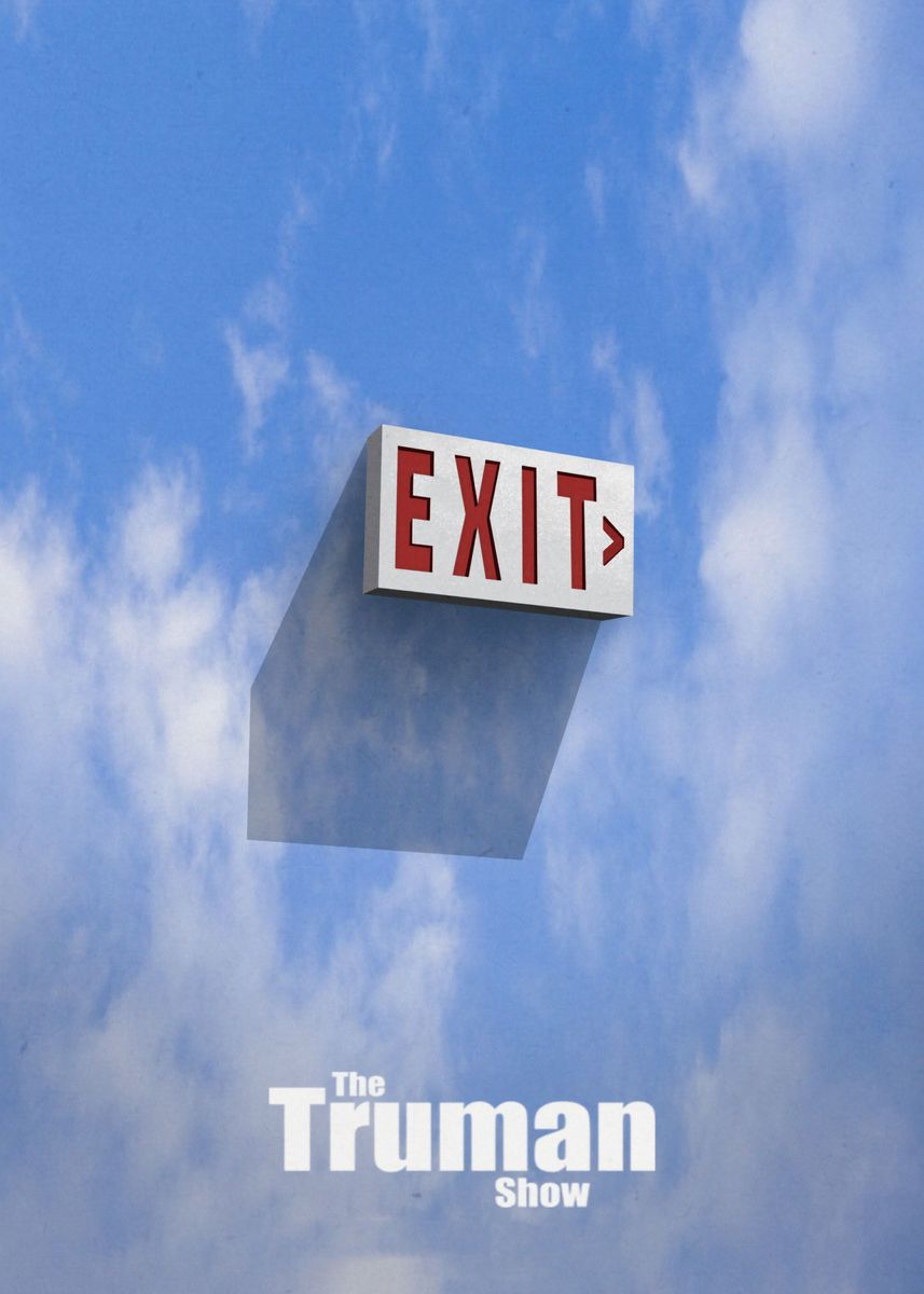 'The Truman Show ' Poster, picture, metal print, paint by Ilham | Displate