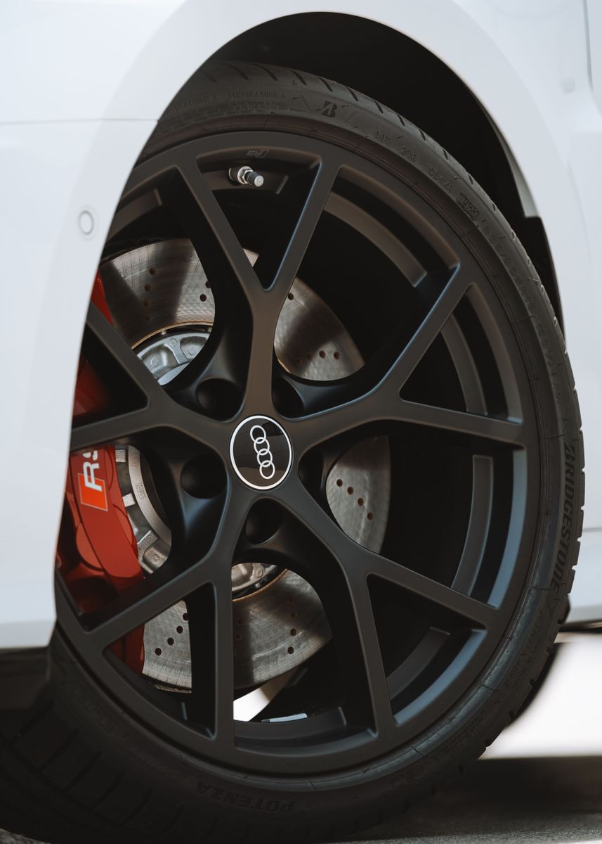 'Audi RS3 Wheel' Poster, picture, metal print, paint by DM Photography ...