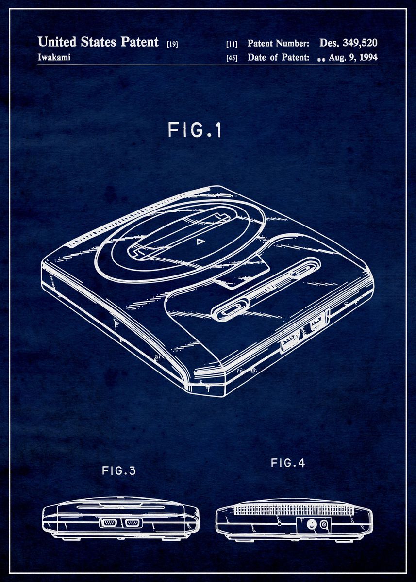 'Mega Drive 1994' Poster, picture, metal print, paint by RickyEKelly ...