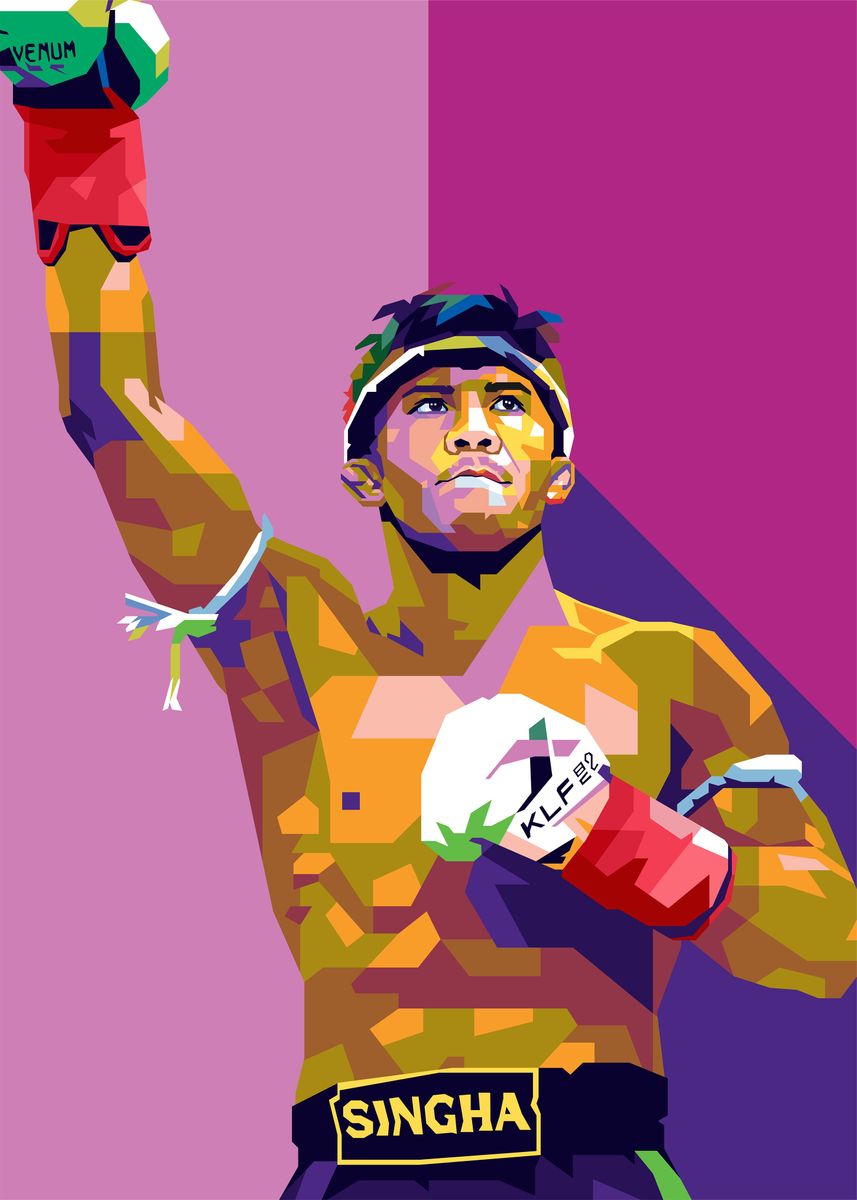 'Buakaw Banchamek ' Poster by Indra | Displate