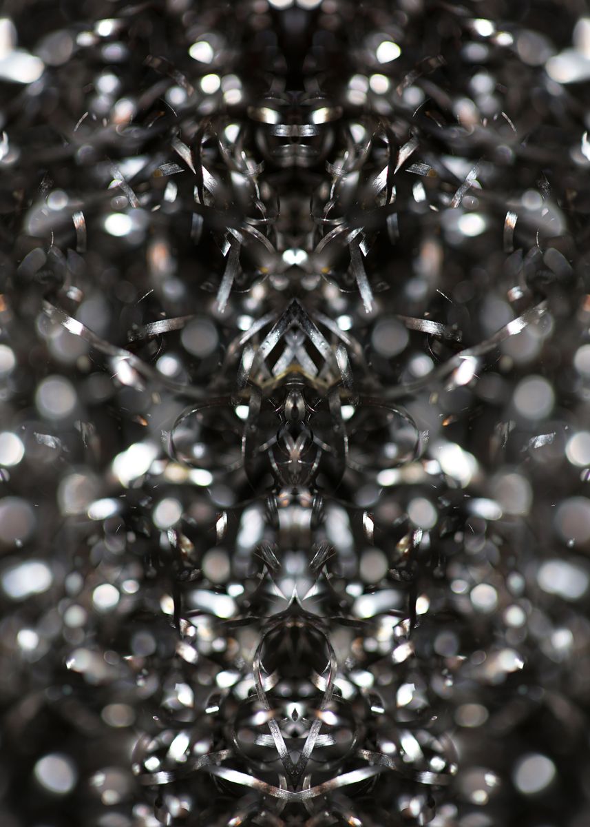 'Stainless wire abstracts' Poster, picture, metal print, paint by ...