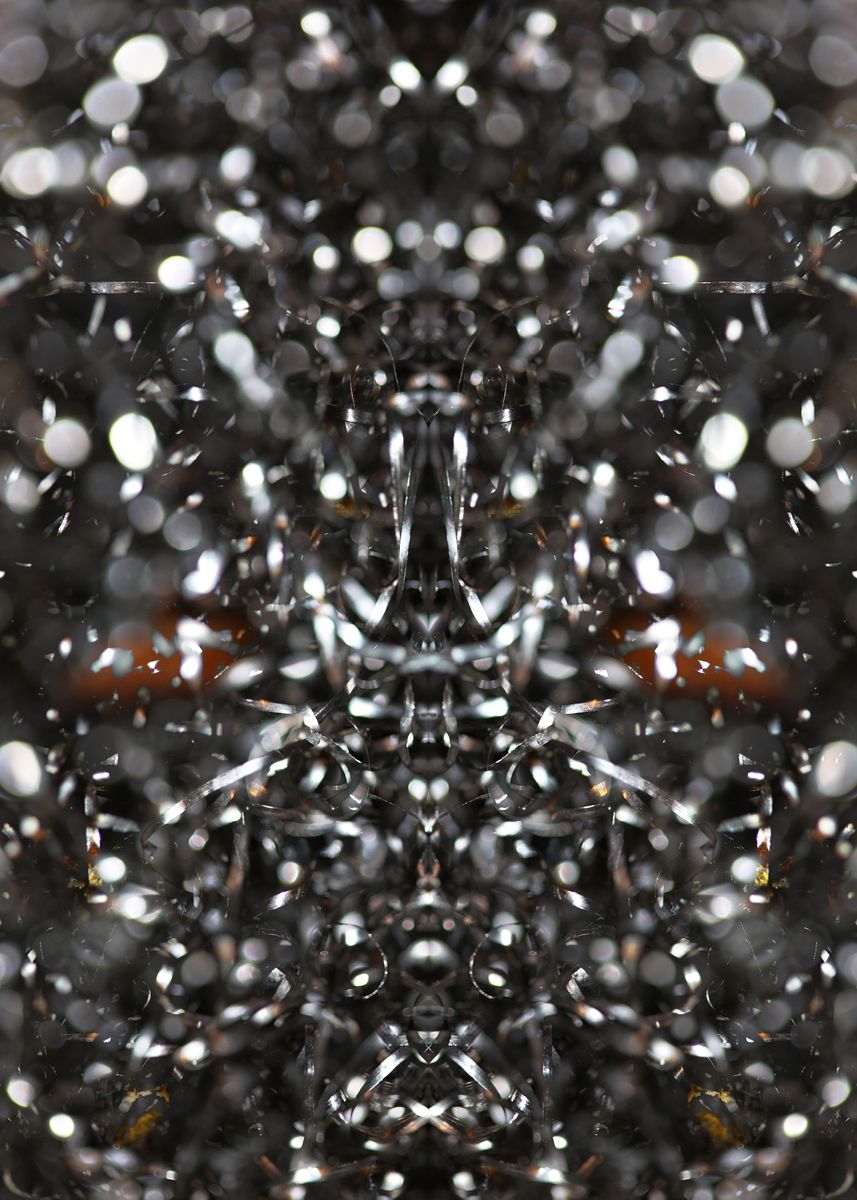 'Stainless wire abstracts' Poster, picture, metal print, paint by ...