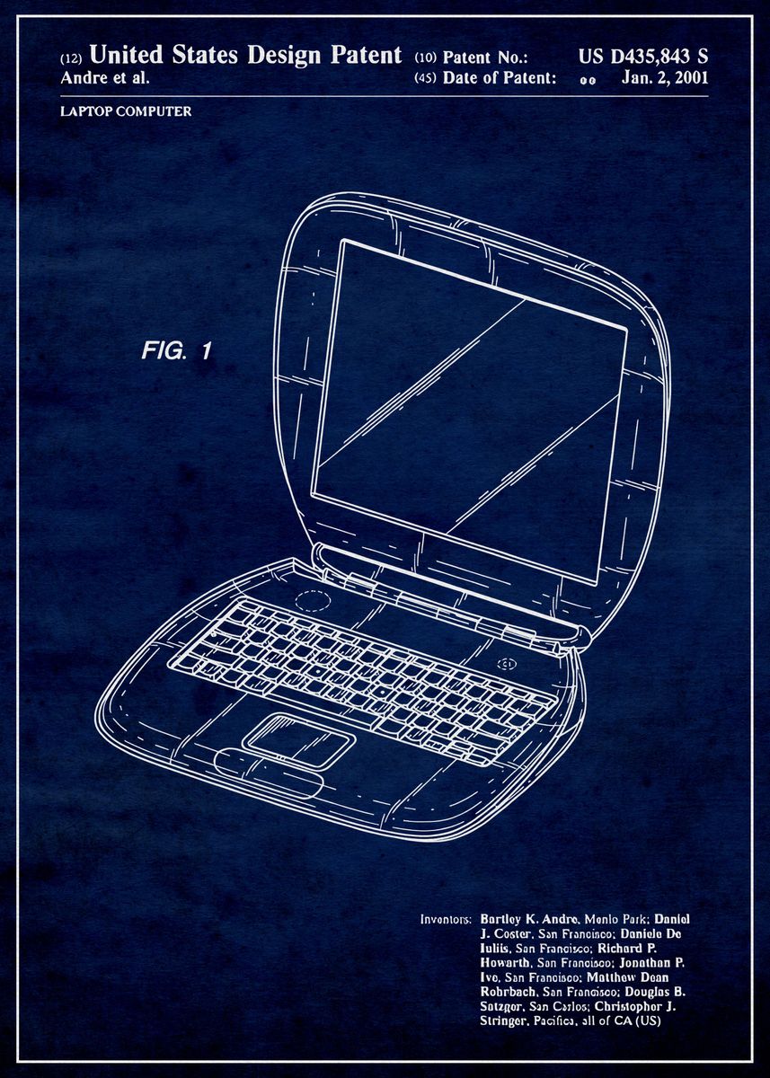 'iBOOK G3 2001' Poster, picture, metal print, paint by RickyEKelly ...