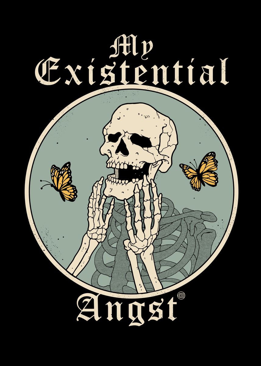 'Existential Angst' Poster, picture, metal print, paint by vp trinidad ...