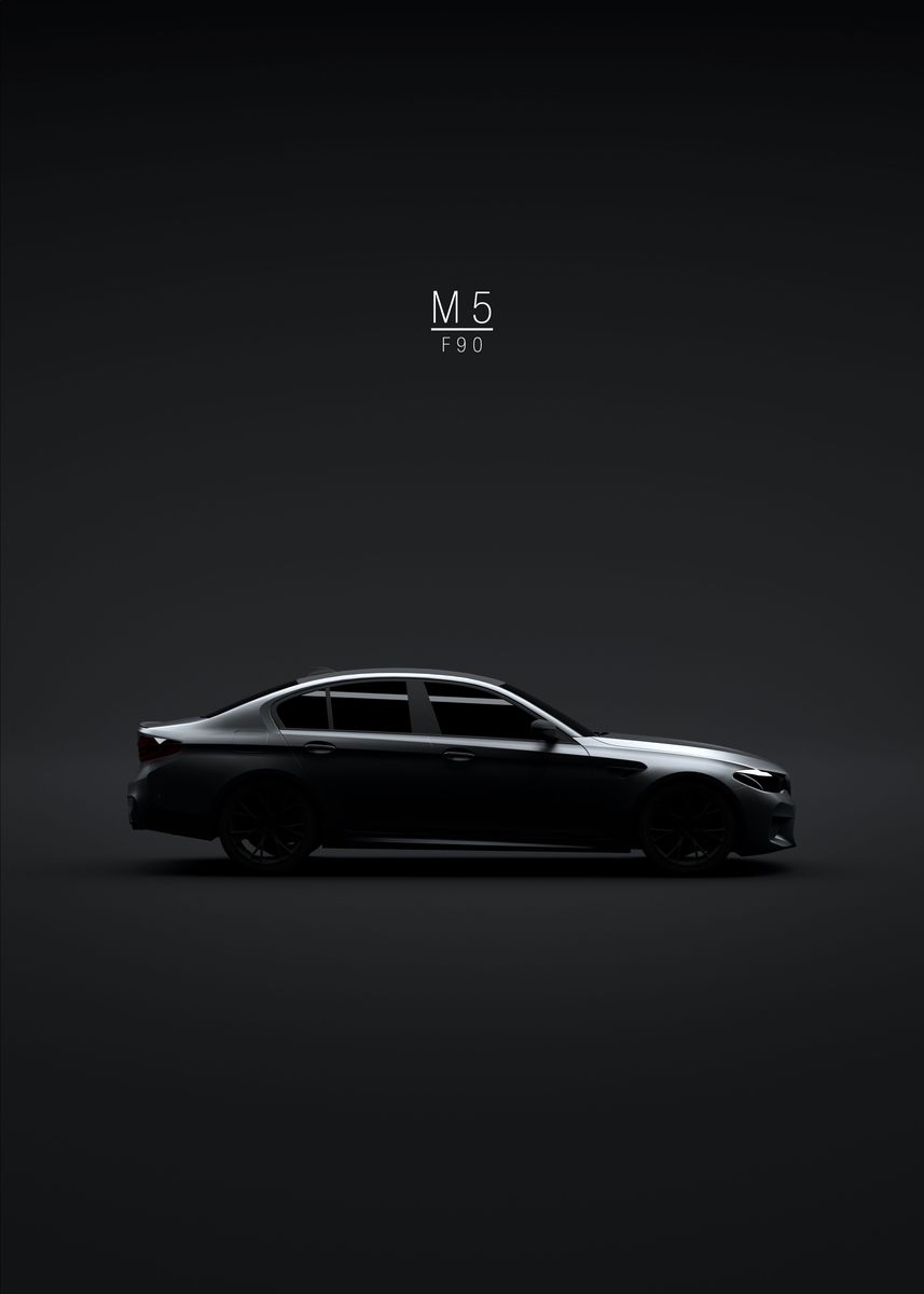 '2019 BMW M5 Competition' Poster, picture, metal print, paint by 21 MXM ...