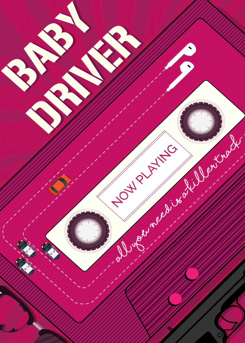 'Baby Driver' Poster by Ilham | Displate