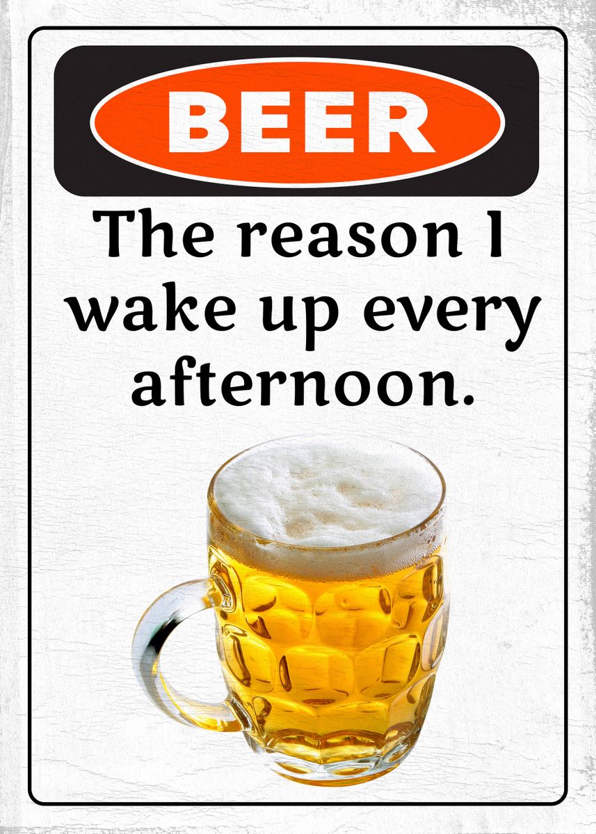 'Beer' Poster, picture, metal print, paint by Steel Canvas Creations ...