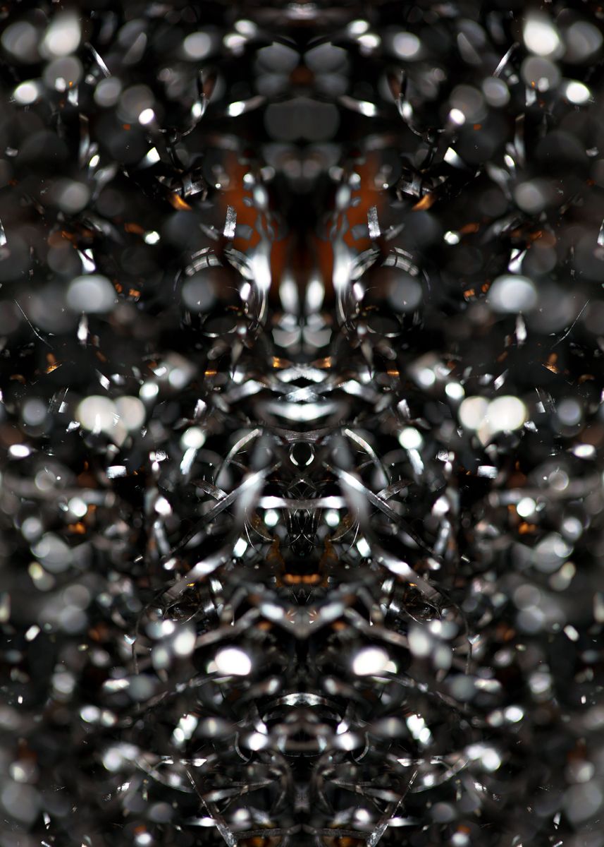 'Stainless wire abstracts' Poster, picture, metal print, paint by ...