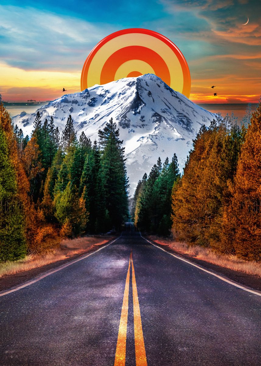 'Moving Target' Poster, picture, metal print, paint by Visions of ...