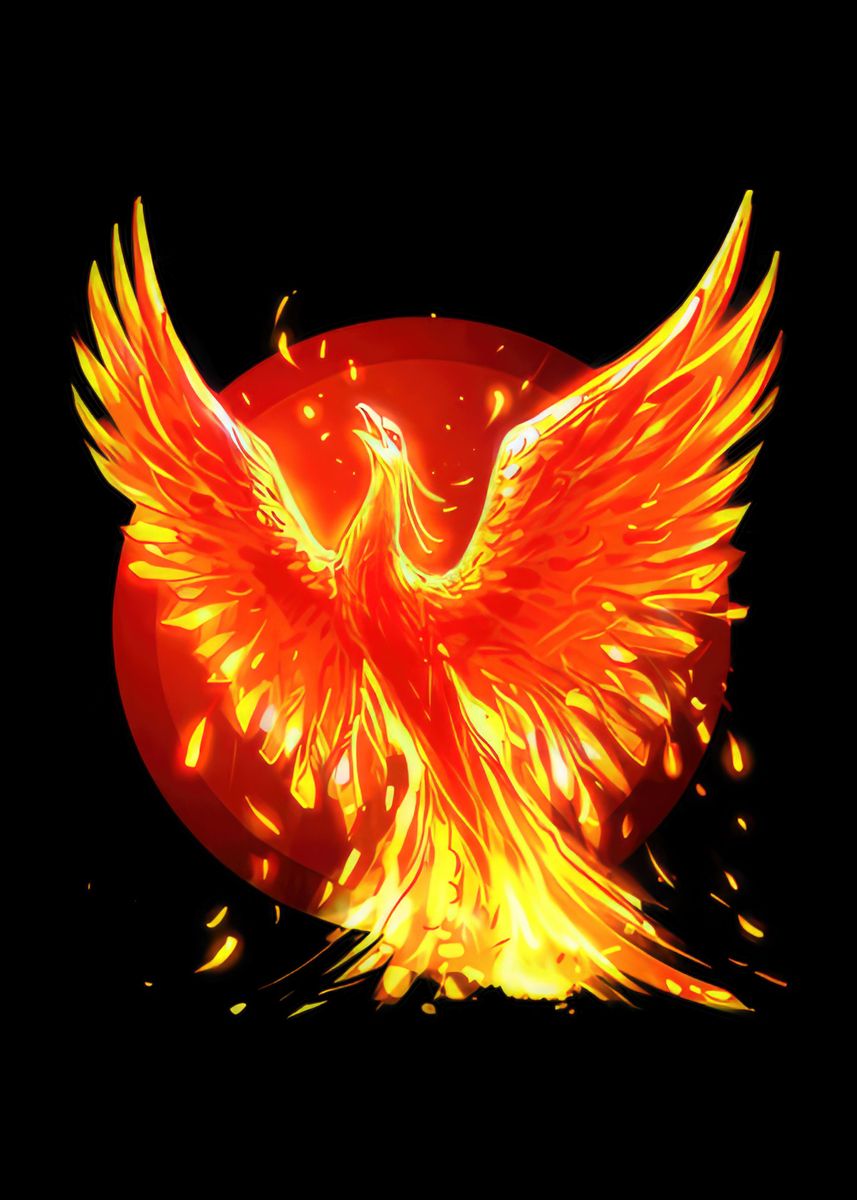 'PHOENIX ART ' Poster by Drake Art 1 | Displate