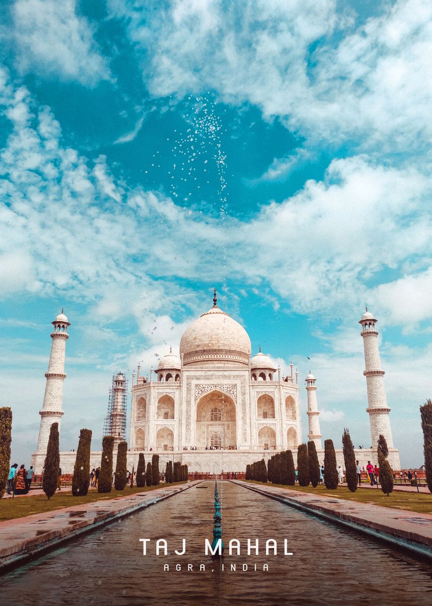 'Taj Mahal ' Poster by Famous City | Displate