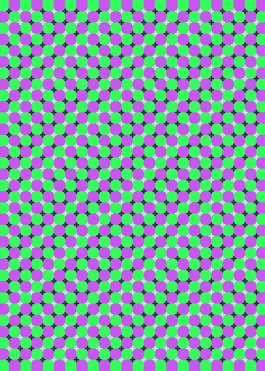 'Seamless Moving Illusion' Poster, picture, metal print, paint by ...