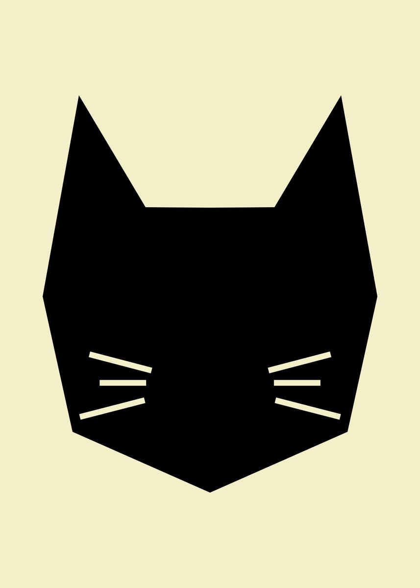 'Cube Cat' Poster by Muezzahero | Displate