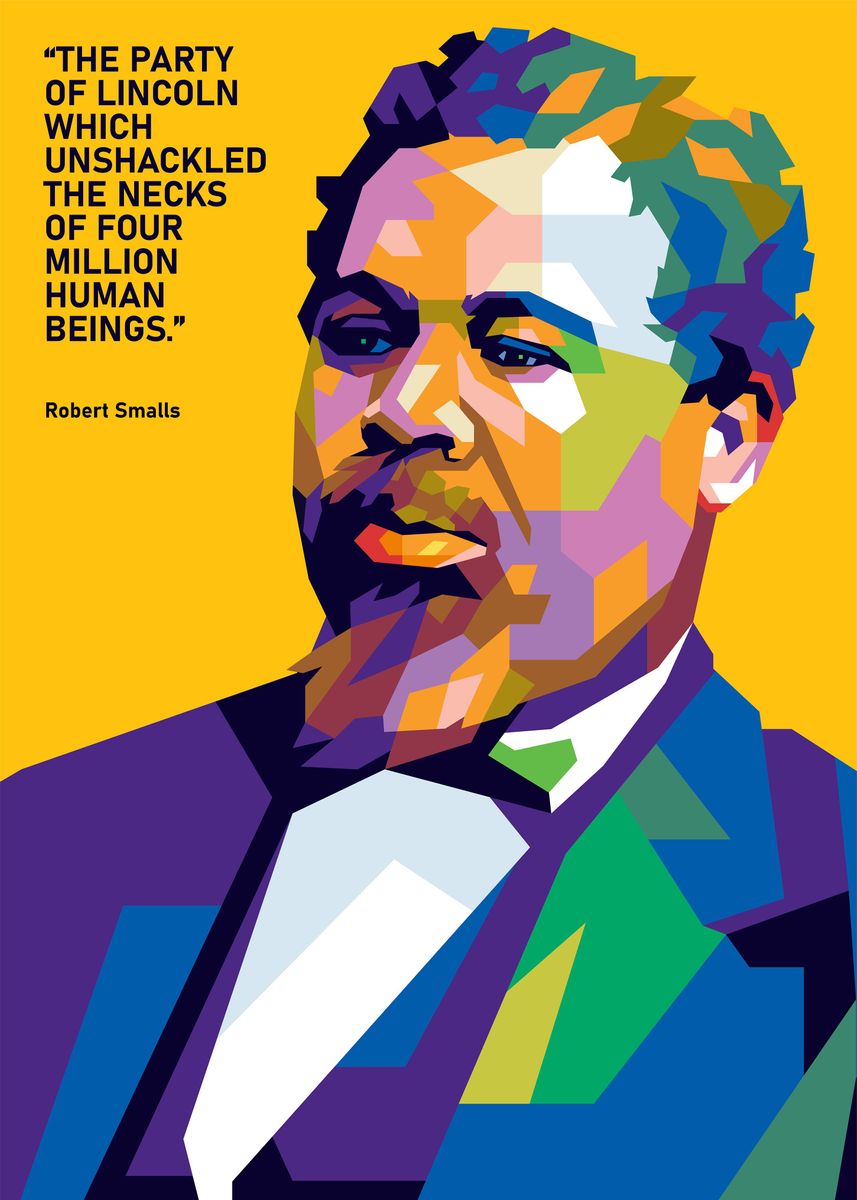 'Robert Smalls' Poster by Ananda Praj | Displate