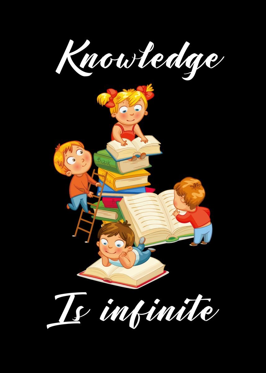 'Book Lover Bookworm' Poster, picture, metal print, paint by Emma ART ...