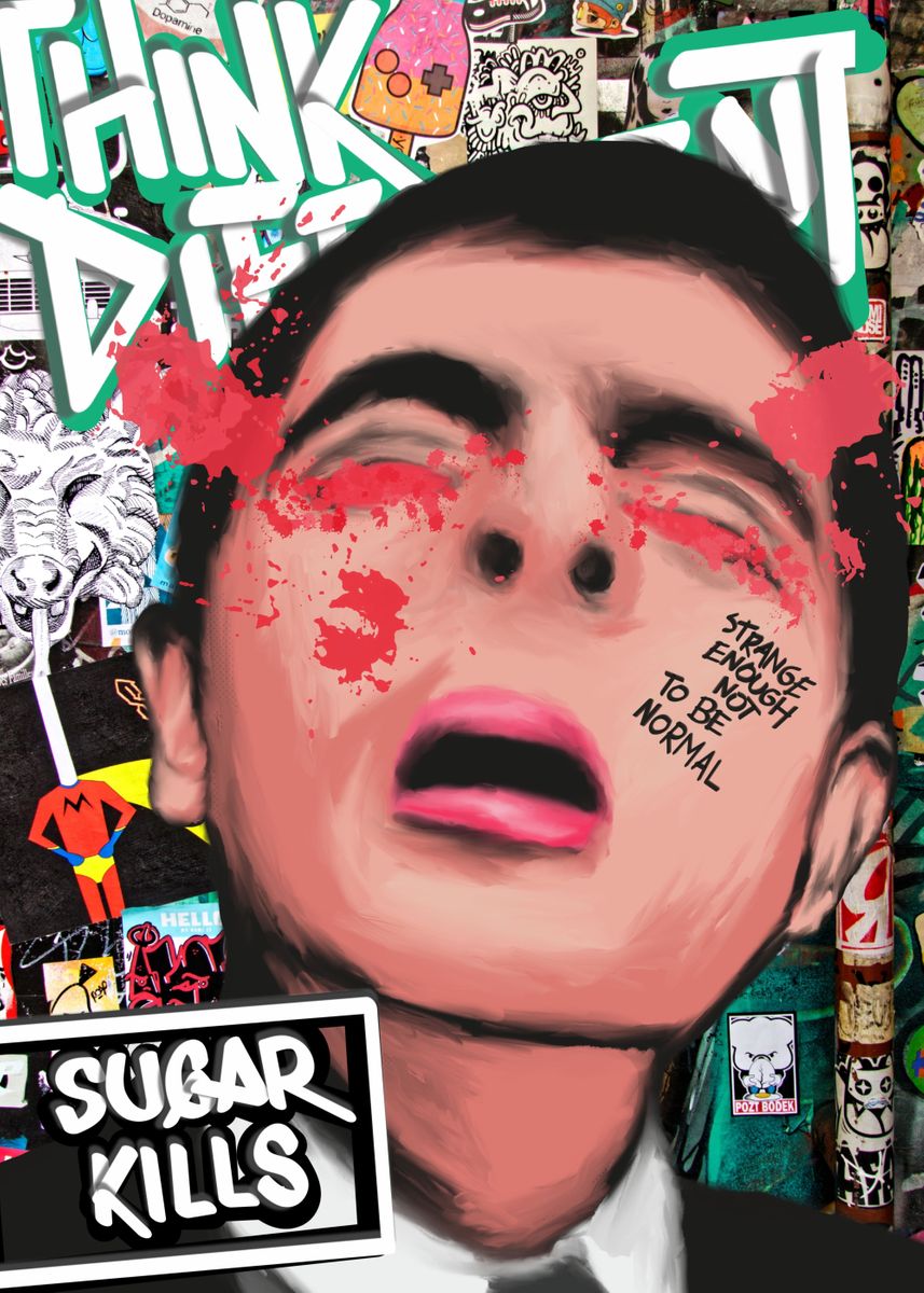 'Rowan pop art meme' Poster by herikurny27 ID | Displate