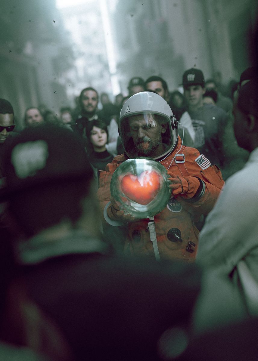 'Love for people' Poster, picture, metal print, paint by BY VIKTOR ...