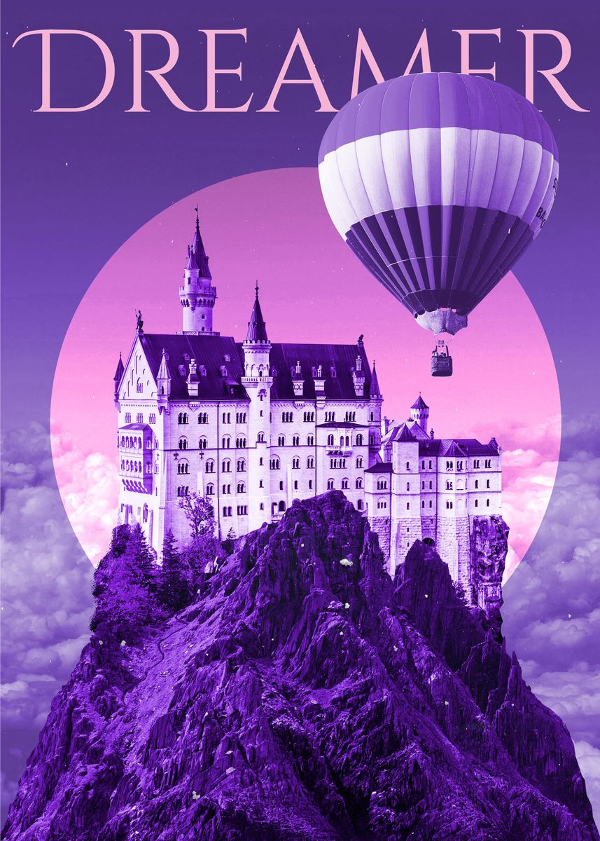 'Magical Princess Castle' Poster, picture, metal print, paint by Cool ...