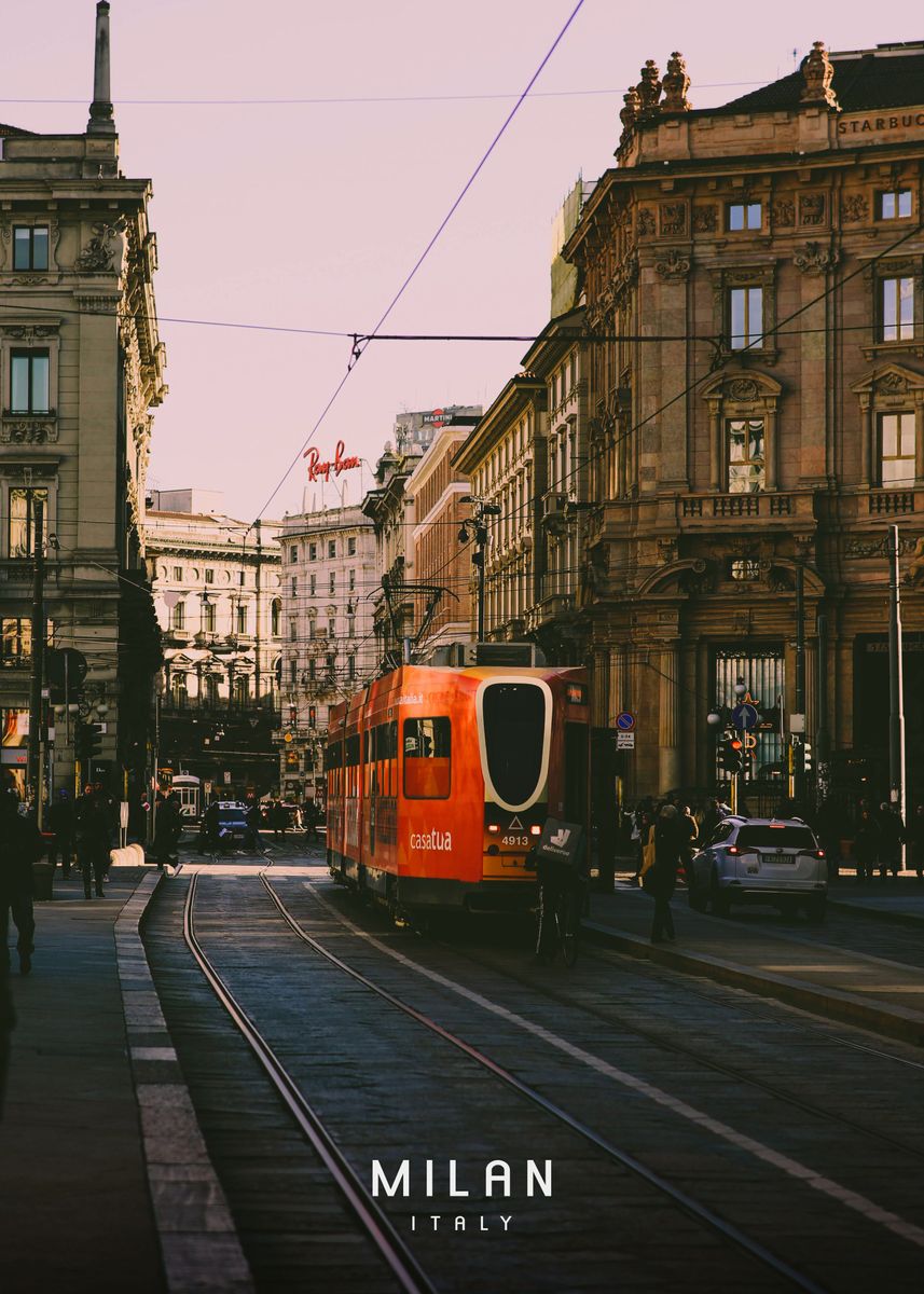 'Milan ' Poster, picture, metal print, paint by Big City | Displate