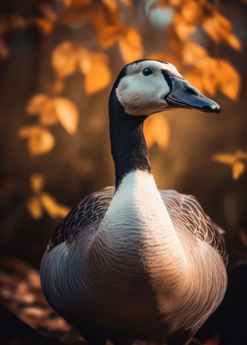 'Proud goose' Poster, picture, metal print, paint by Zooscape Wildlife ...