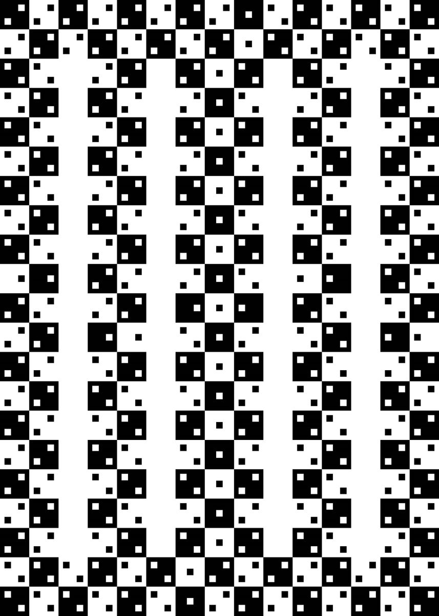 'Warped Square Illusion' Poster by HOLOSOMNIA | Displate