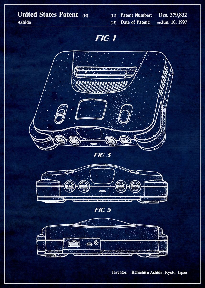 'N64' Poster, picture, metal print, paint by RickyEKelly | Displate