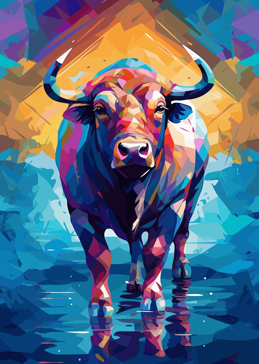 'Animal WPAP' Poster, picture, metal print, paint by Qreative | Displate