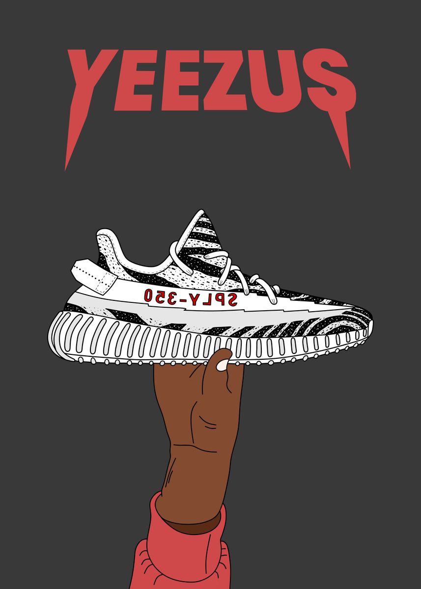 'the eezy sneaker' Poster by Bams Sitoro | Displate
