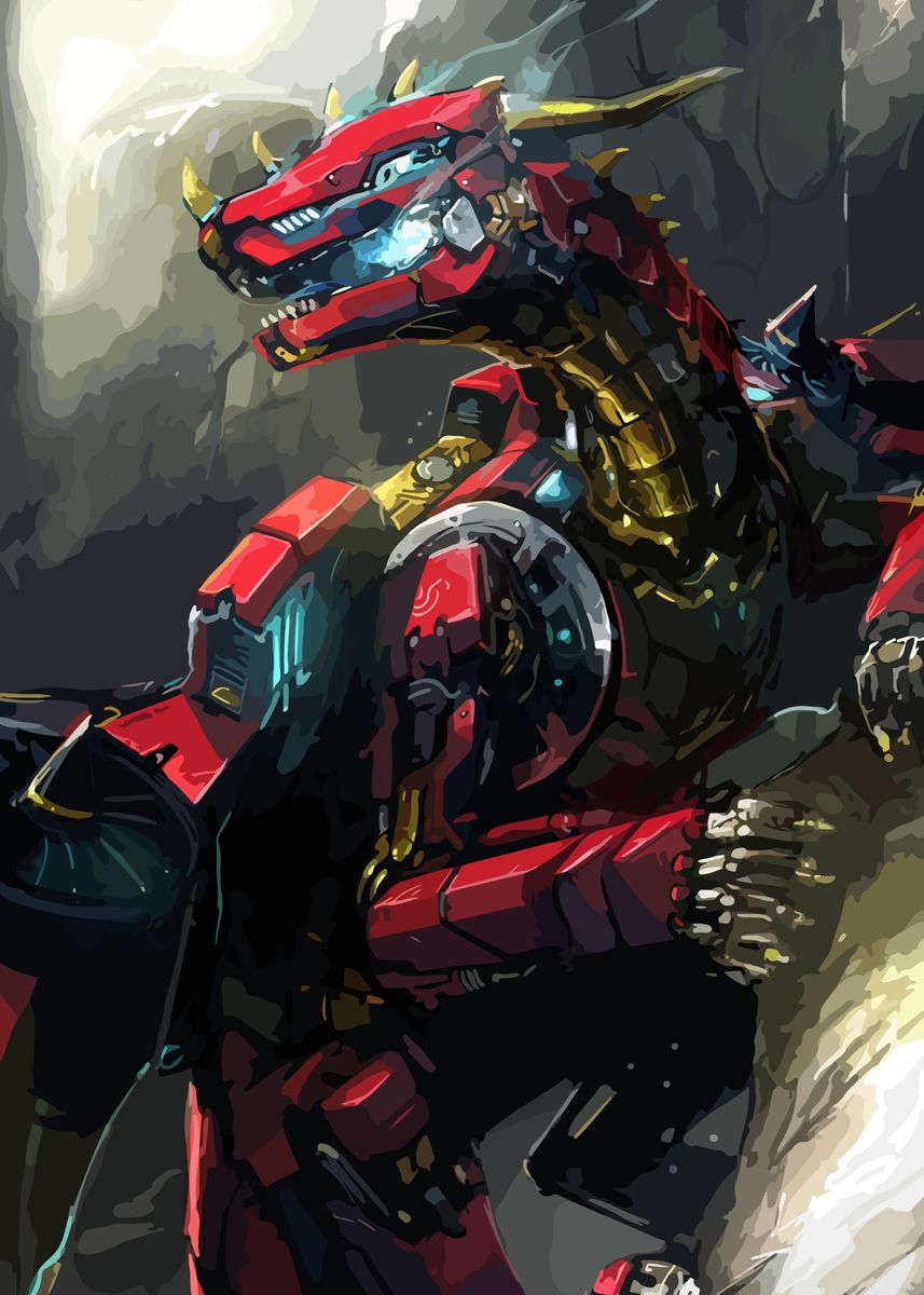 'zoids' Poster, picture, metal print, paint by Sinyo olan | Displate