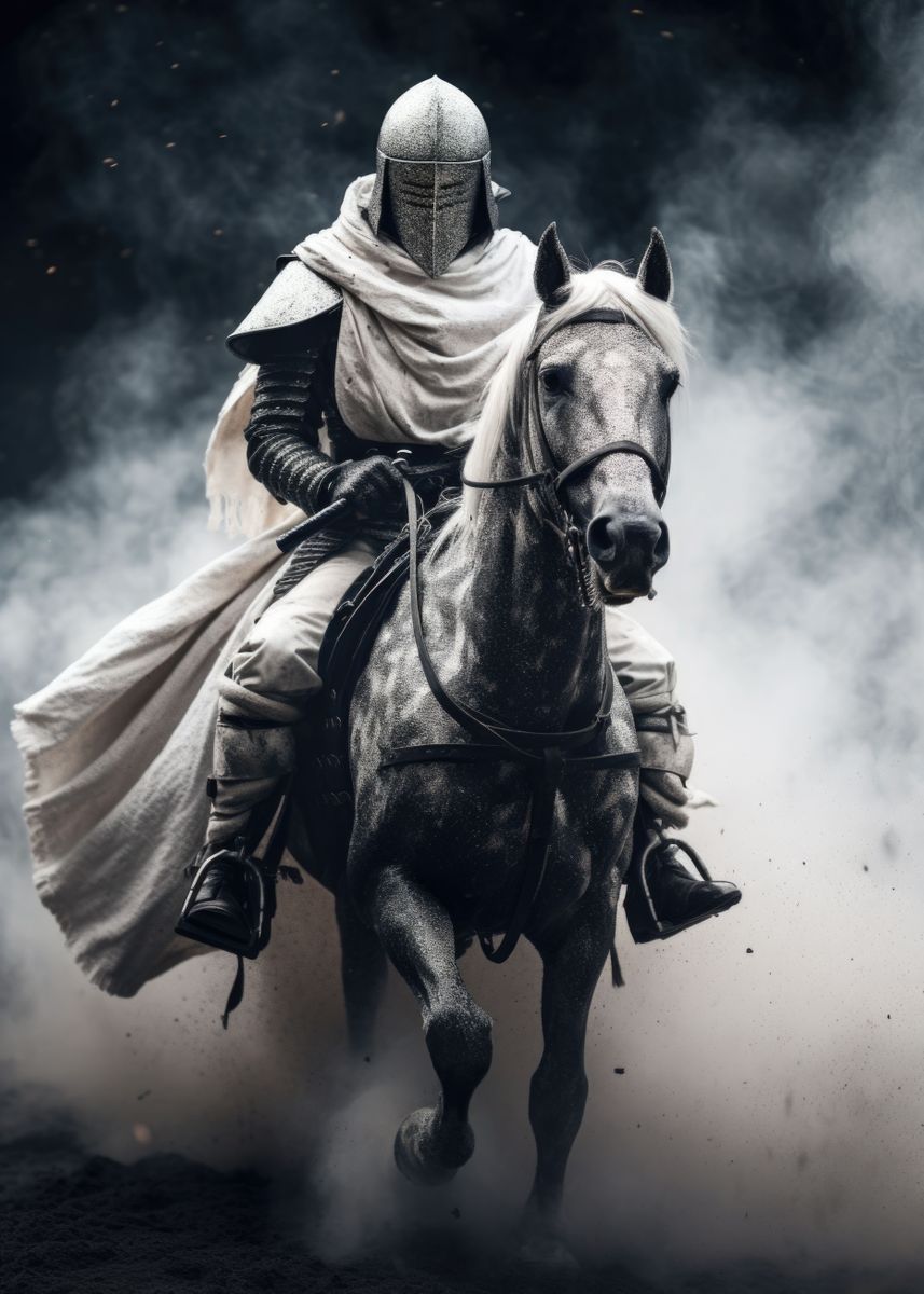 'White Knight' Poster, picture, metal print, paint by DM Photography ...