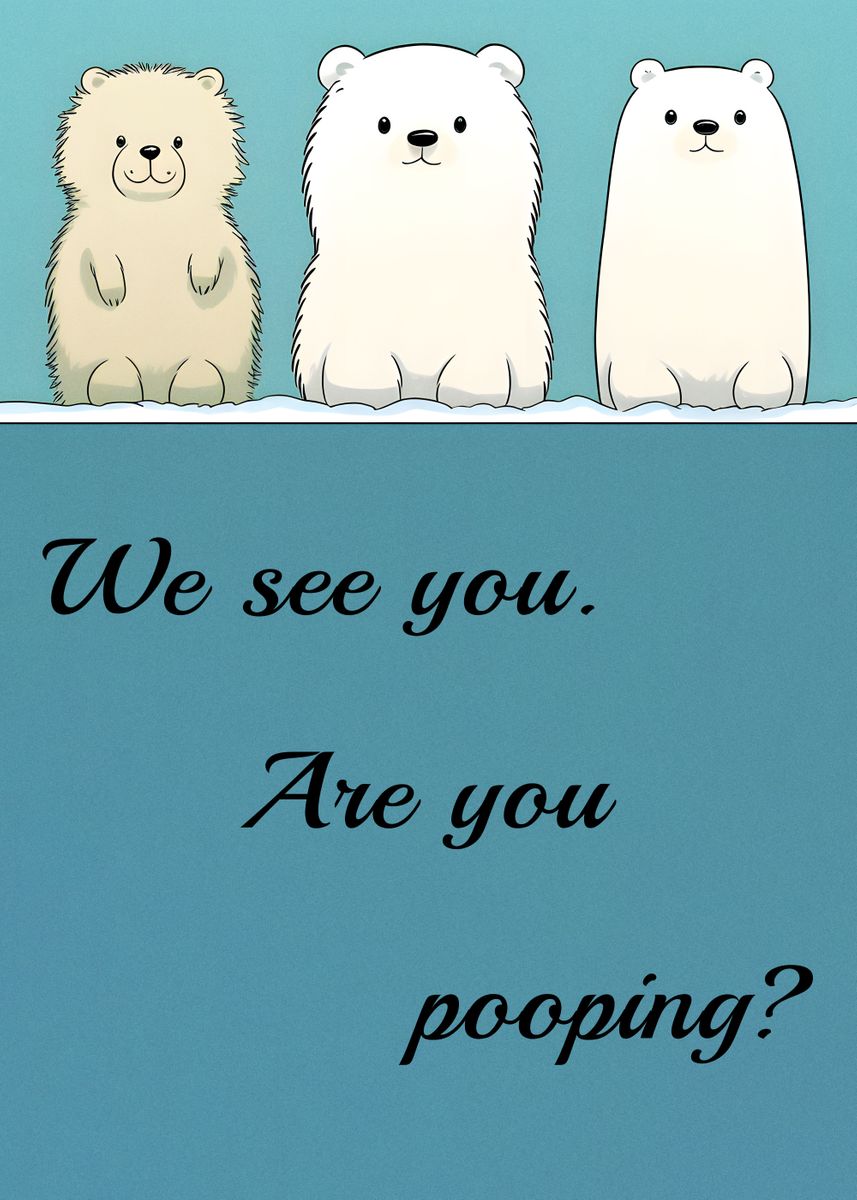 'Wee See You' Poster, picture, metal print, paint by Steel Canvas ...