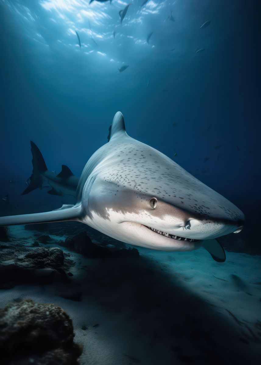 'Sleek shark' Poster by Zooscape Wildlife | Displate