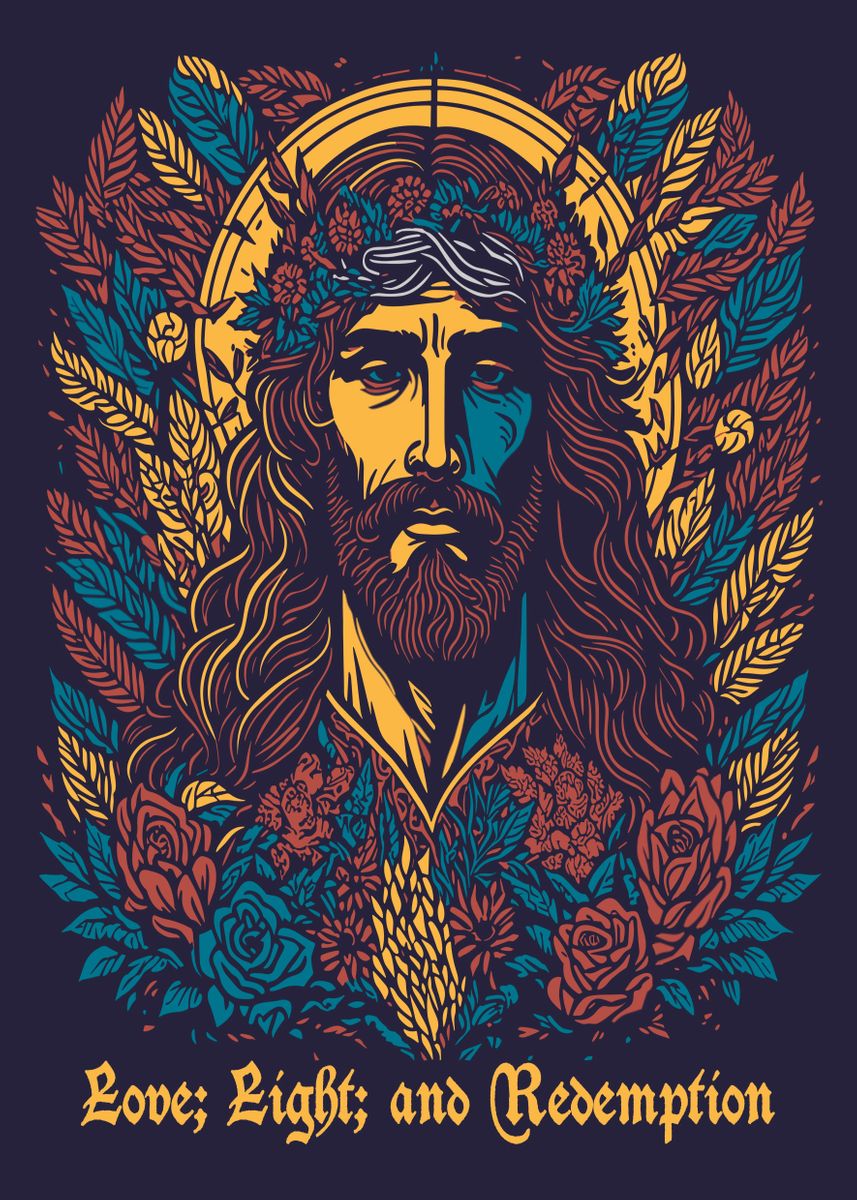 'Love light redemption' Poster, picture, metal print, paint by Popart ...