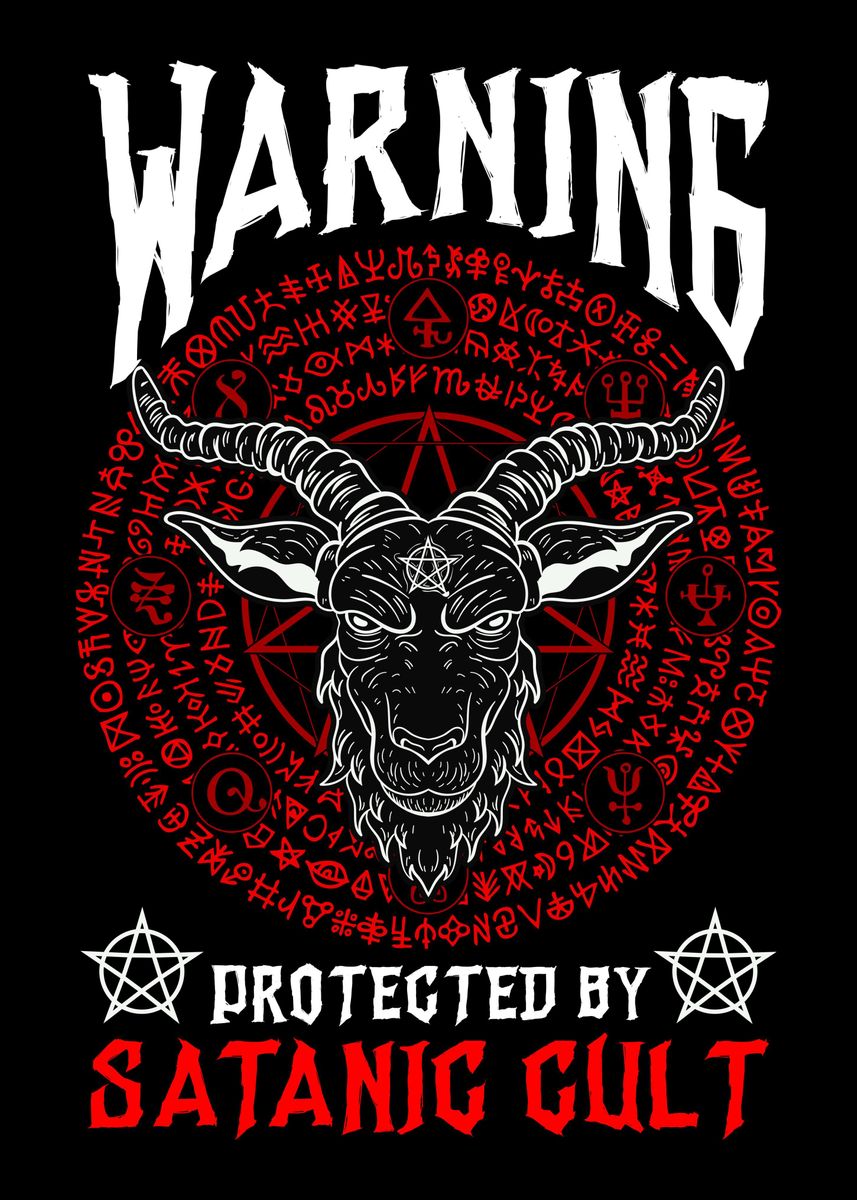 'Funny Satan' Poster, picture, metal print, paint by AestheticAlex ...