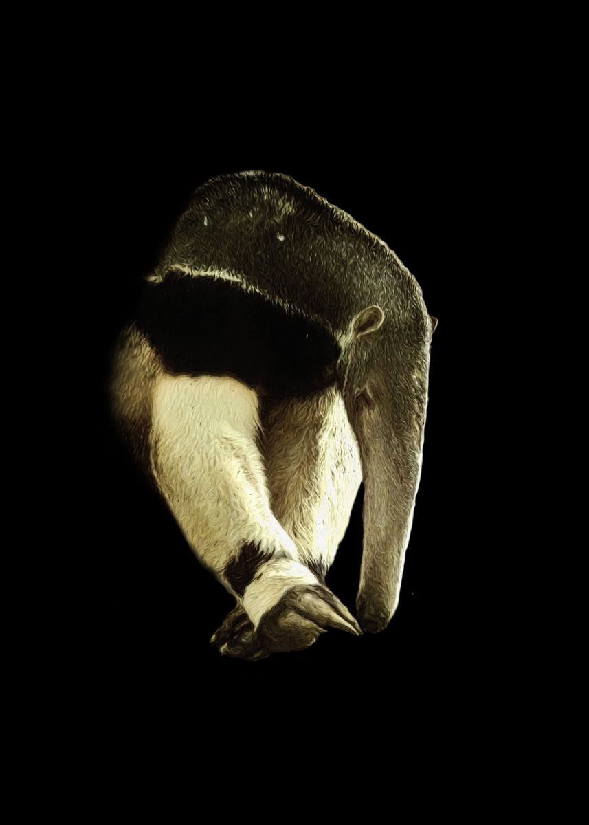 'Giant anteater' Poster, picture, metal print, paint by Gyula Gvardián ...