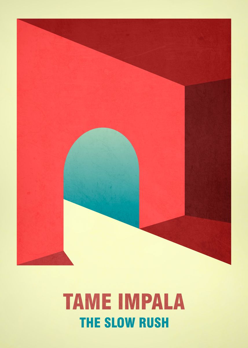 'THE SLOW RUSH' Poster, picture, metal print, paint by KIMIDIGI | Displate