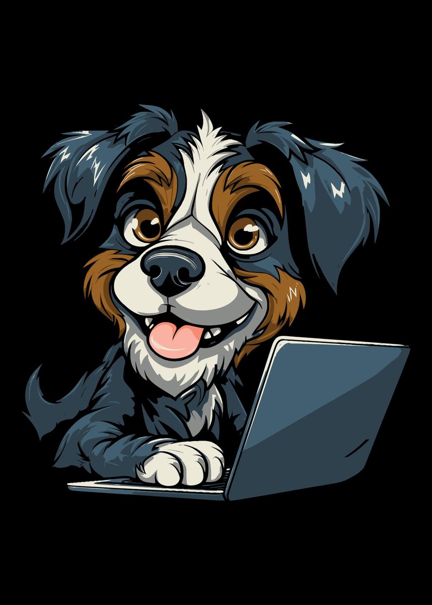 'Web Developer Cute' Poster, picture, metal print, paint by ...