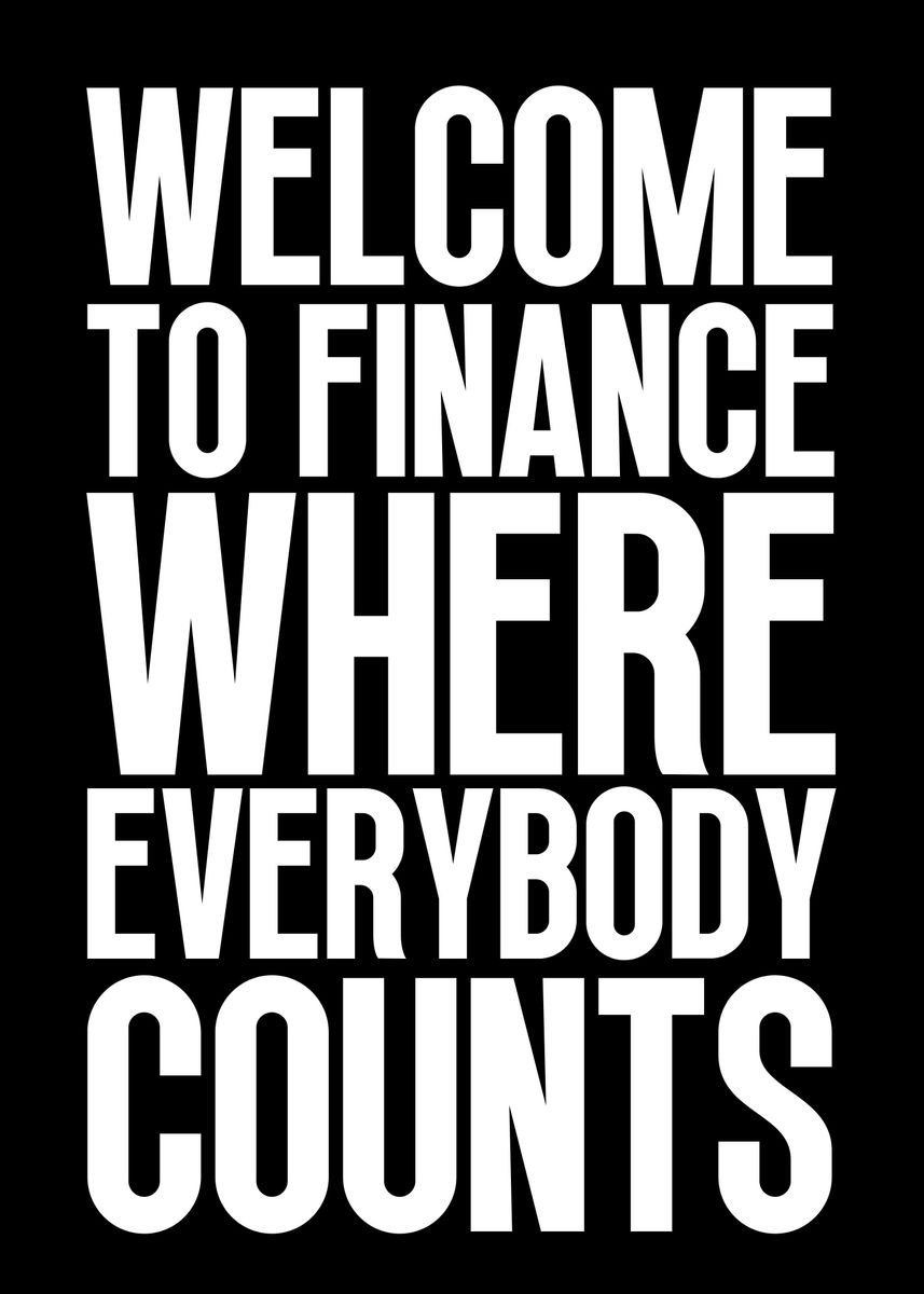 'Finance Quote' Poster, picture, metal print, paint by slamet muhlisin ...