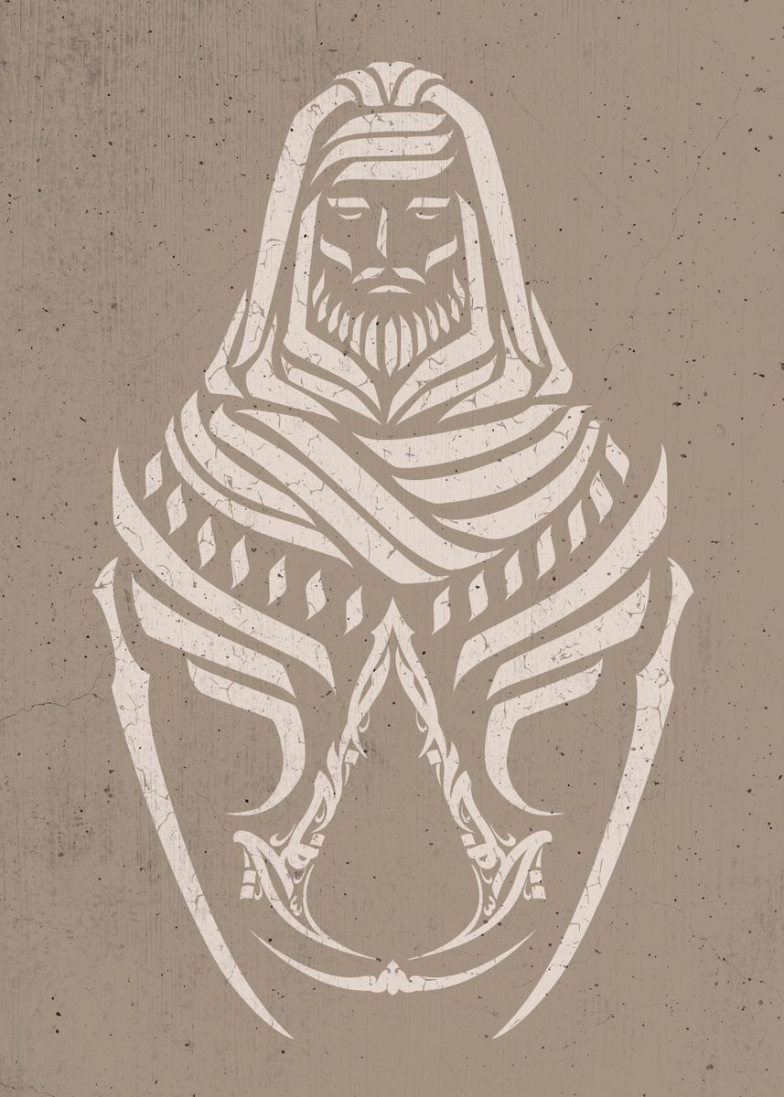 'Sand Logo' Poster, picture, metal print, paint by Assassin's Creed ...