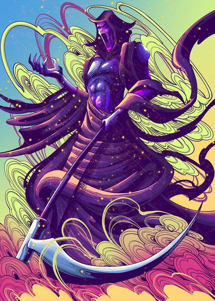 'Nightbringer' Poster, picture, metal print, paint by Ian Sibi | Displate