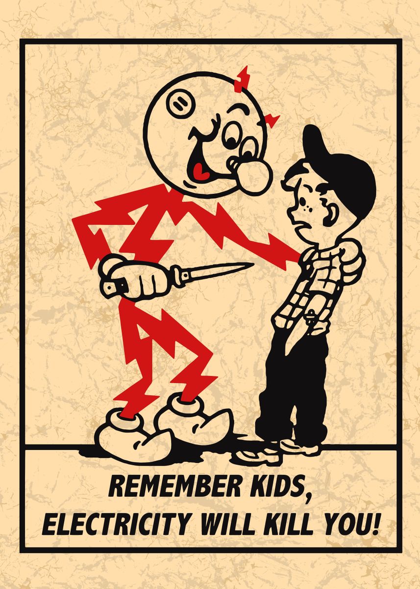 'reddy kilowatt quotes' Poster, picture, metal print, paint by Reno ...