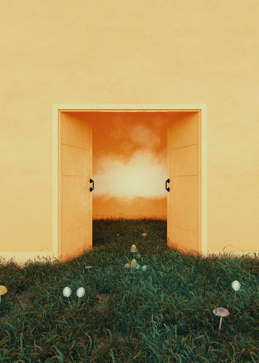 'Room 3D Surrealism ' Poster by Irawan Rizky | Displate