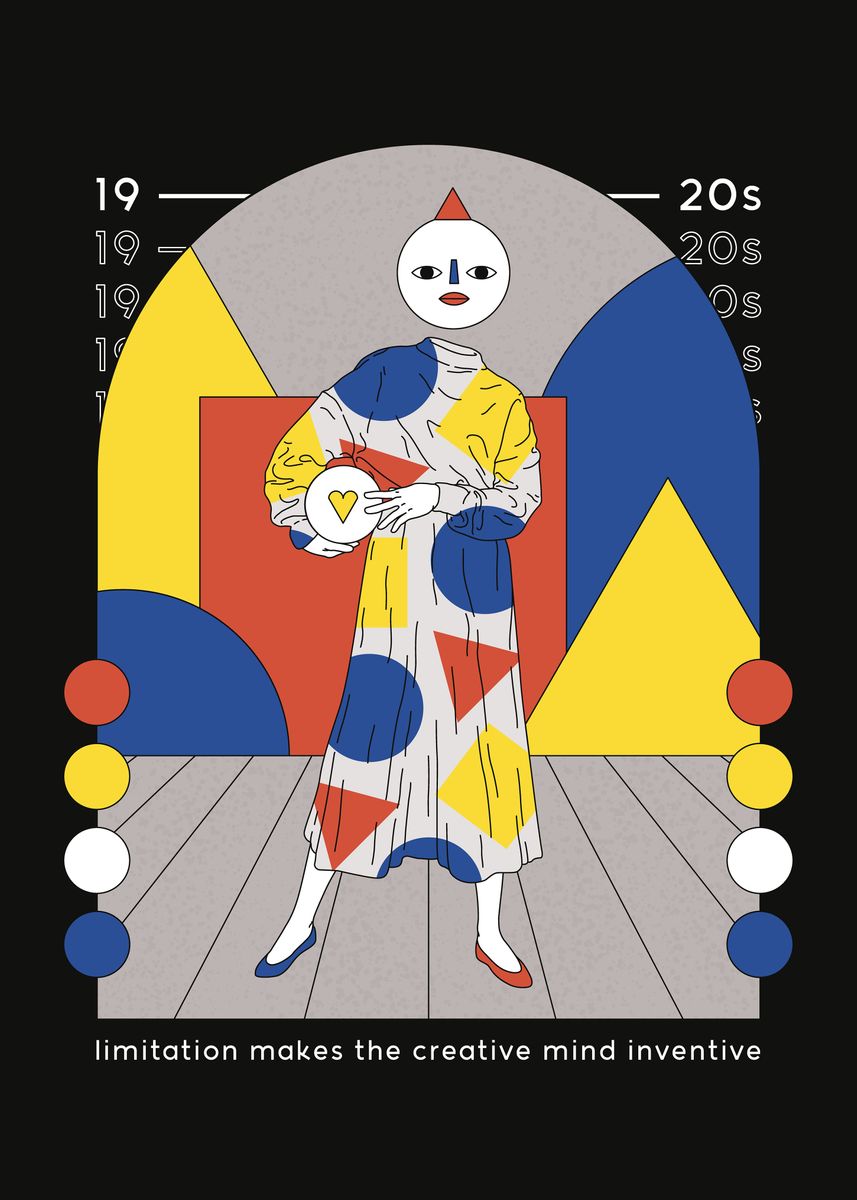 'Abstract Character' Poster, picture, metal print, paint by Cool Worker ...
