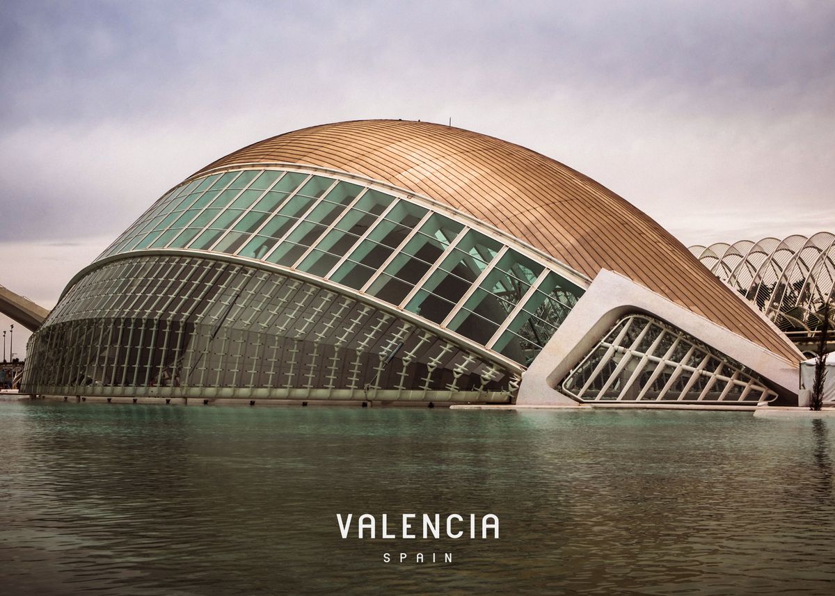 'Valencia ' Poster by Famous City | Displate
